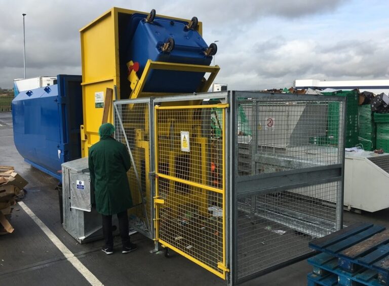 Compactor with Bin Lift | Waste Handling Solutions