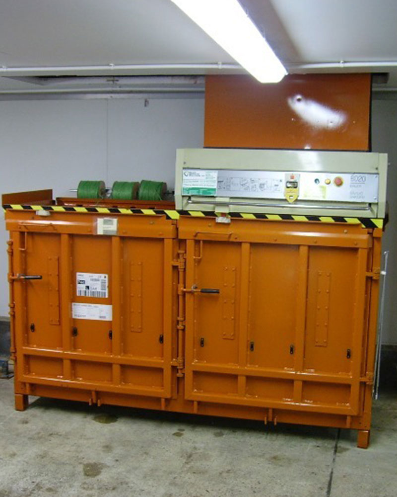 ORWAK 8020 Twin-Chambered Baler | Waste Handling Solutions