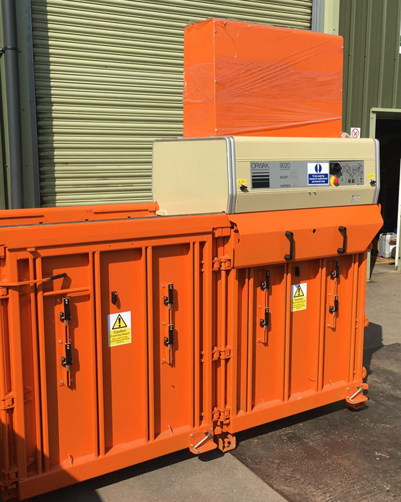 ORWAK 9020 Twin Chambered Baler | High-Volume Recycling